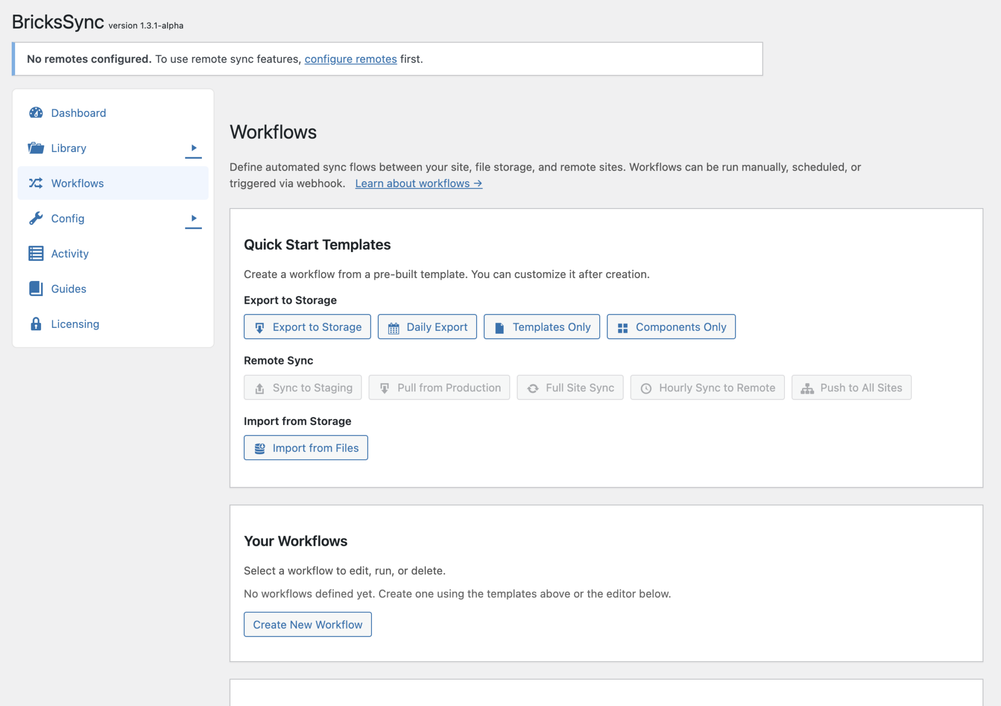 BricksSync – Sync, version, and share your Bricks, WordPress and Plugin ...